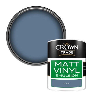 Crown Trade Vinyl Matt Walls & Ceilings Emulsion Paint (T3.19.41) 1L