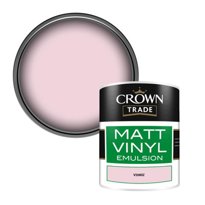 Crown Trade Vinyl Matt Walls & Ceilings Emulsion Paint (V2680Z) 1L