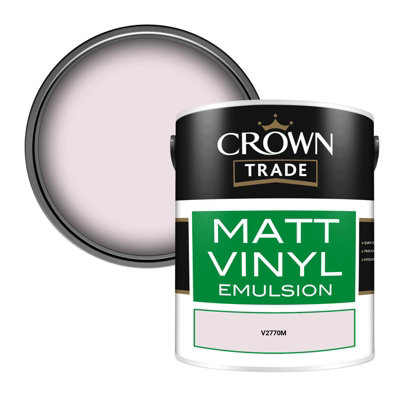 Crown Trade Vinyl Matt Walls & Ceilings Emulsion Paint (V2770M) 5L