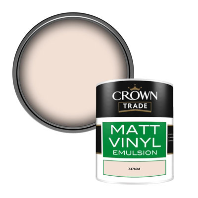 Crown Trade Vinyl Matt Walls & Ceilings Emulsion Paint (Z4760M) 1L