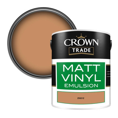 Crown Trade Vinyl Matt Walls & Ceilings Emulsion Paint (Z9321Z) 5L