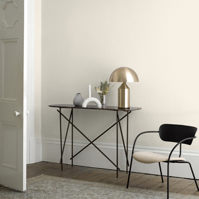 Crown Walls & Ceilings Matt Emulsion Paint Cream White - 2.5L | DIY at B&Q