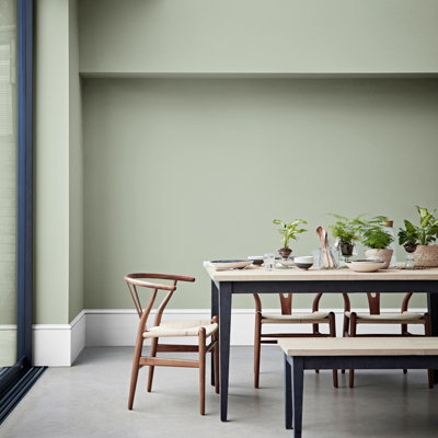 Crown Walls & Ceilings Matt Emulsion Paint Mellow Sage - 5L | DIY at B&Q