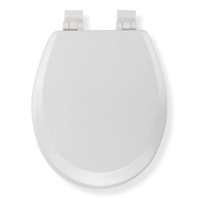 Croydex Carron Wooden Toilet Seat - Soft Close and Adjustable Hinges ...