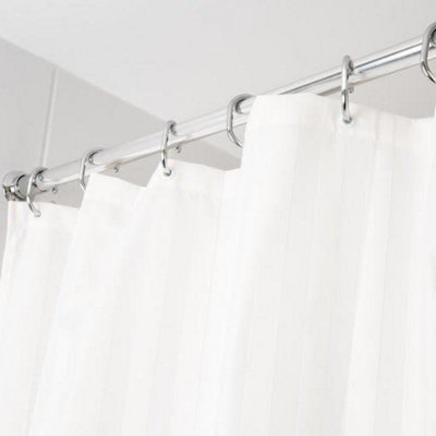 Croydex Modular Shower Curtain Rail Kit Chrome - AD118941