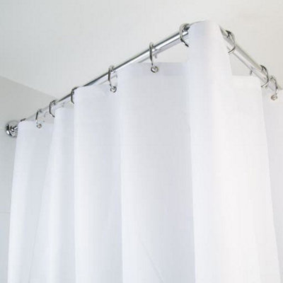Croydex Modular Shower Curtain Rail Kit Chrome - AD118941