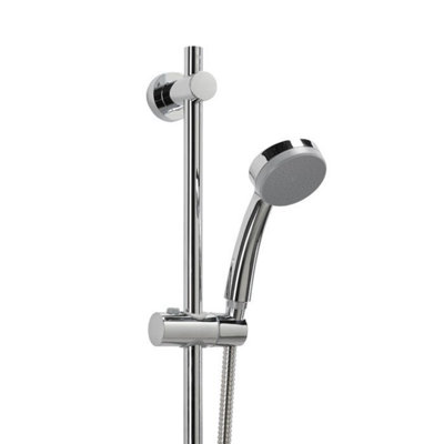 Croydex Presion 1 Function Shower Set Chrome | DIY at B&Q