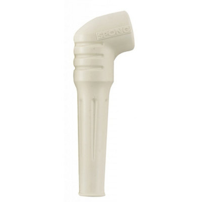 Croydex Swirlits Angled Tap Spout Cream (One Size) | DIY at B&Q
