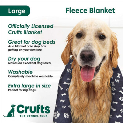 CRUFTS - THREE PACK DOG BLANKET LARGE