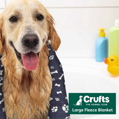 CRUFTS - THREE PACK DOG BLANKET LARGE