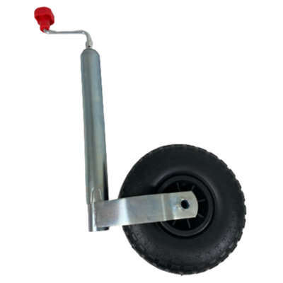 Crusader Jockey Wheel 48mm Plastic Wheel Pneumatic Tyre