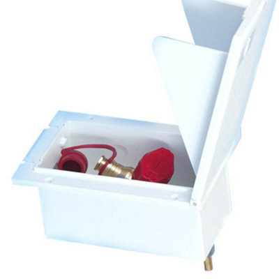 Crusader Quick Release Gas Outlet Box (White)