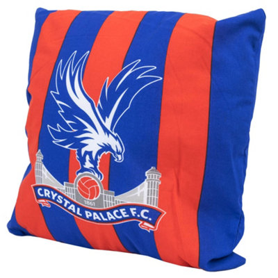 Crystal Palace FC Crest Cushion Blue/Red (One Size)