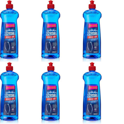 Crystale Total Action Dishwasher Rinse Aid - Streak Free Formula ...