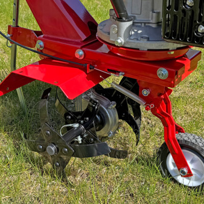 CRYTEC 139cc Petrol Tiller 3.1HP 139cc 4 Blade 360mm Garden Cultivator ...