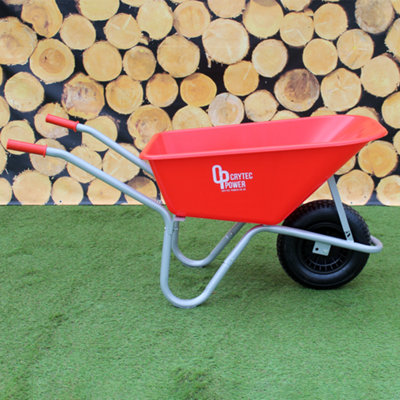 Crytec 85 Litre Commercial Wheelbarrow | DIY at B&Q