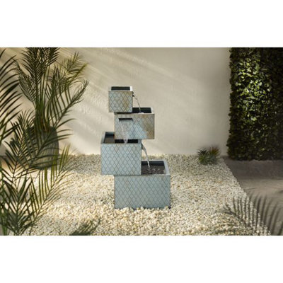 Cuboid Mains Power Water Feature