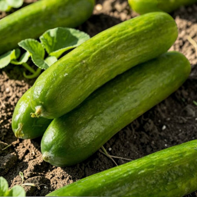 Cucumber F1 Mini Munch Snack Size Vegetable Plant - 1 litre Pot - Easy ...