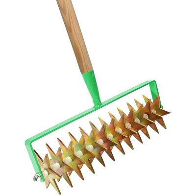 Cultivator, Rotary Hand Soil Scarifier Cultivator with Handle, 41 cm ...