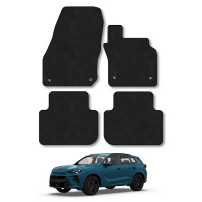 Cupra Terramar (2024+) Car Mats Black Carpet Tailored Easy Clean Non Slip