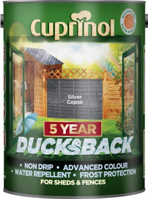 Cuprinol Ducksback Long Lasting 5 Year Sheds And Fences Paint 5L ...