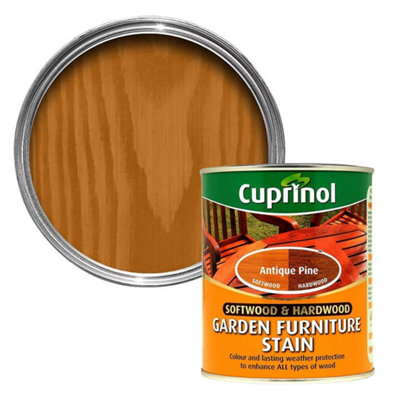 CUPRINOL GARDEN FURNITURE STAIN SOFT & HARDWOOD 750ML ALL COLOURS ...