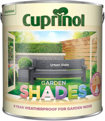 CUPRINOL GARDEN SHADES PAINT EXTERIOR WOODCARE URBAN SLATE 2.5L