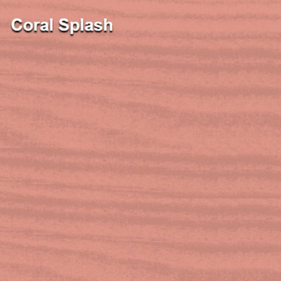 Cuprinol Garden Shades Paint Mixed Colour Coral Splash, 2.5 Litres