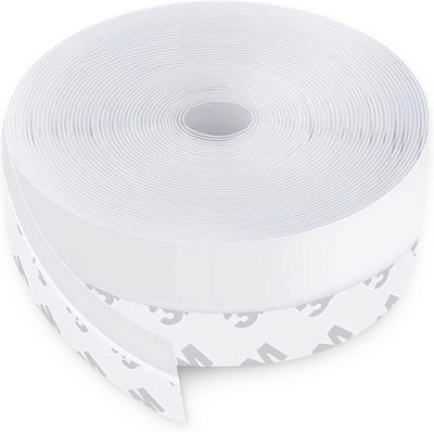 CUQOO Silicone Seal Strip in White 10M/33ft Weatherproof Adhesive ...