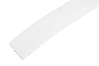 Curtain Rail Track Cover PVC - WHITE COVER 20cm long multi pcs