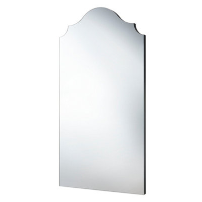 Curved Precious Black Arched Full Length Mirror