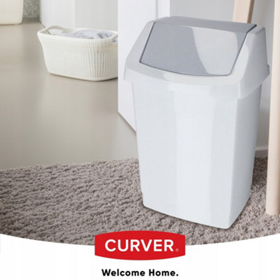 Curver waste bin Plastic, Plastic, 38 x 33.5 x 64 cm granite (50 L)