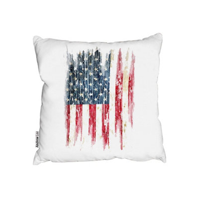 Cushions - American Grunge Flag (Cushion) / 60cm x 60cm | DIY at B&Q