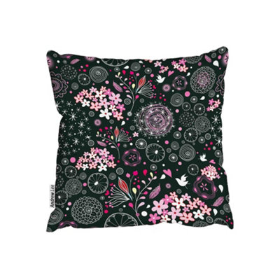 Cushions - Floral pattern (Cushion) / 60cm x 60cm