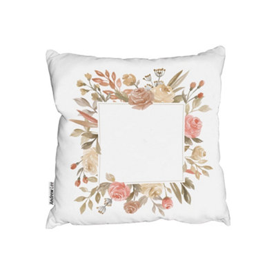 Cushions - Flower Border (Cushion) / 60cm x 60cm