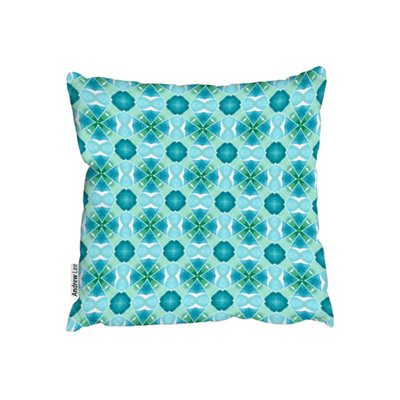 Cushions - Green cool boho chic summer (Cushion) / 60cm x 60cm | DIY at B&Q