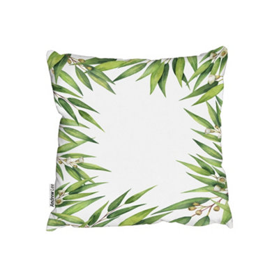 Cushions - Leaves Border (Cushion) / 45cm x 45cm