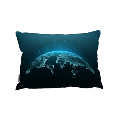 Cushions - Map of the planet (Cushion) / 45cm x 30cm | DIY at B&Q