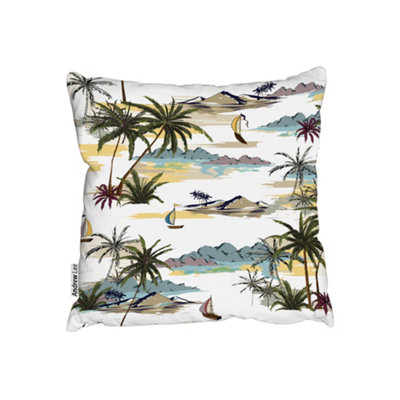 Cushions - Palm Trees (Cushion) / 45cm x 45cm | DIY at B&Q