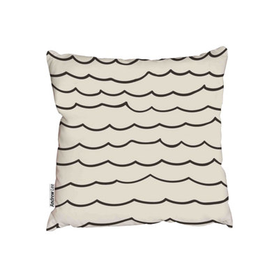 Cushions - Sea waves (Cushion) / 45cm x 45cm | DIY at B&Q