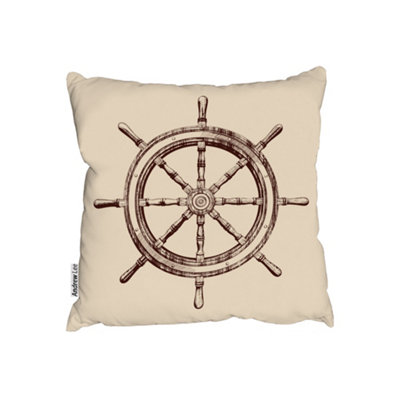 Cushions - Ship Wheel (Cushion) / 45cm x 45cm | DIY at B&Q