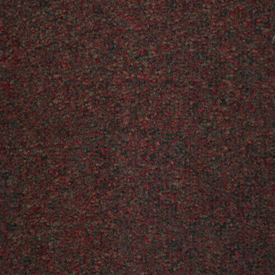 Cut Pile Heavy Duty Carpet Tiles(50X50cm)Flooring Red. Latex pre coat ...