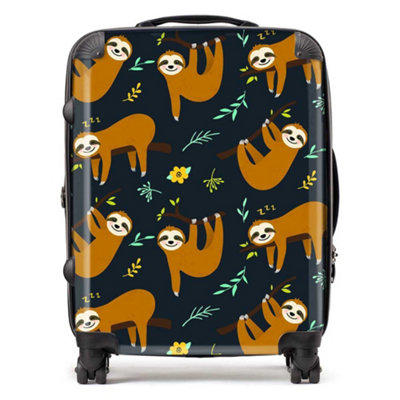 Cute Sloths Design Suitcase - Large
