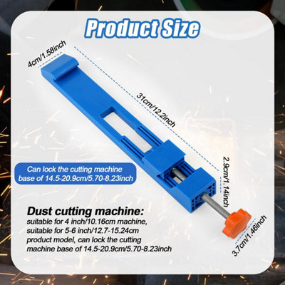 Cutter base guide, plastic precision wood cutting guide with screw ...