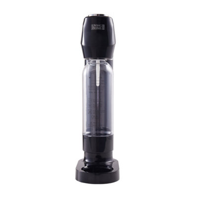 Cylinder Soda Maker Sparkling Water Machine with 1L Carbonating in Black