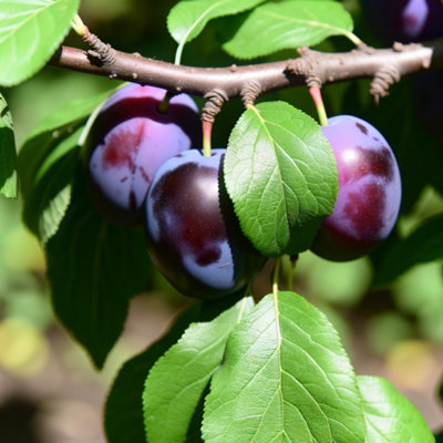 Czar Plum (Prunus domestica) Tree - 7Ltr Potted