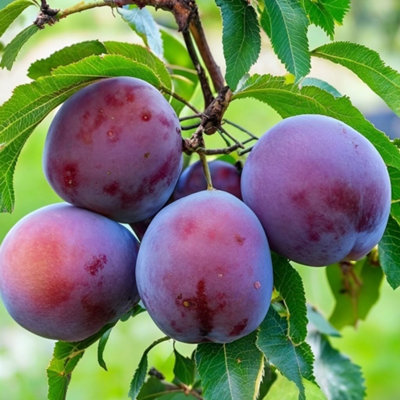 Czar Plum (Prunus domestica) Tree - 7Ltr Potted
