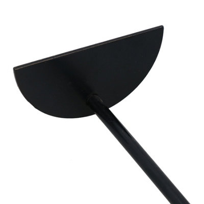 D Ash Rake Scraper for Flues Wood Burner Fire Coal Charcoal Steel Metal ...