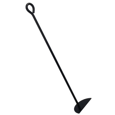 D Ash Rake Scraper & Shovel For Flues Wood Burner Fire Coal Steel Metal ...