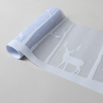 d-c-fix Birch Woods 20cm x 1.5m Premium Static Cling Vinyl Window Film ...